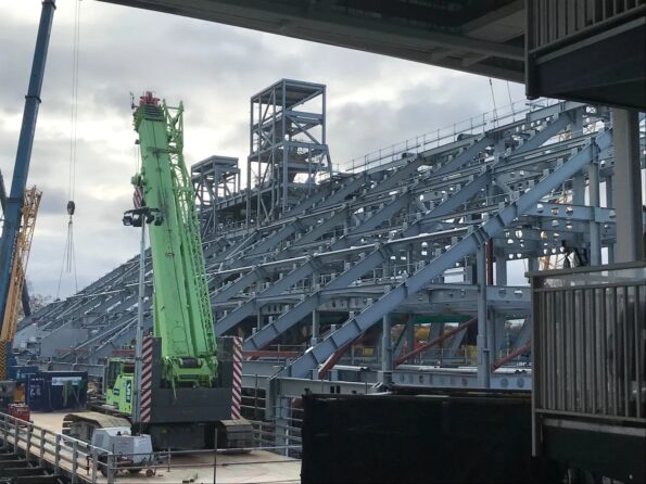 Photos | Fulham FC riverside stand progresses - Construction Management