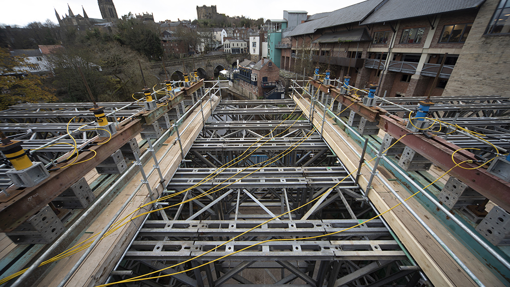 Bespoke propping helps Balfour repair Durham bridge - Construction ...