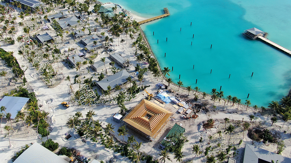A hotel that defies gravity in the Maldives - Construction Management