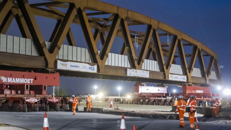 Video | Skanska installs largest single-span railway bridge in West ...