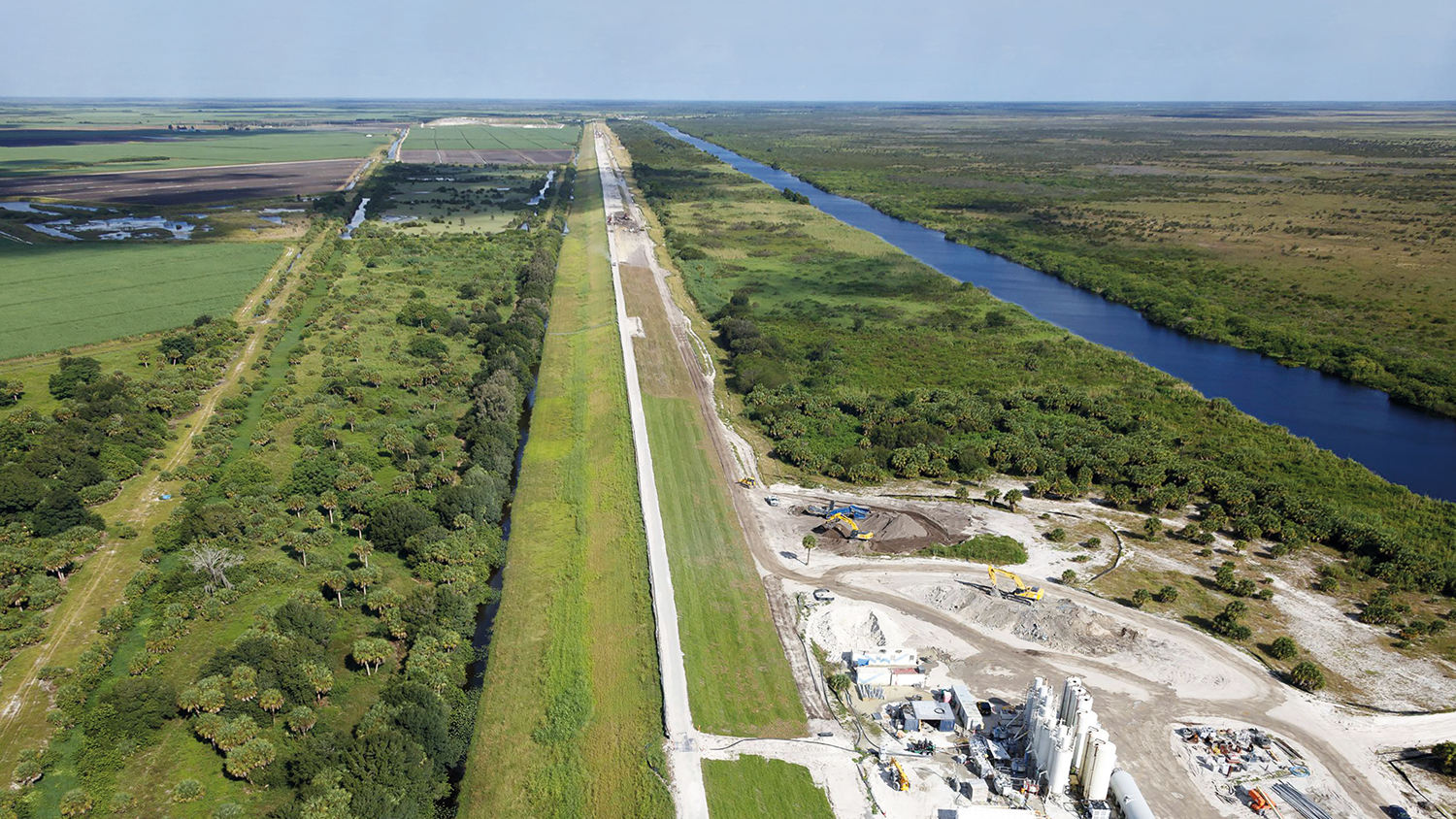 Treviicos shores up the levee in Florida - Construction Management
