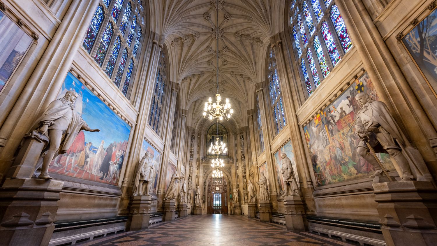 Images | Repair work in Parliament’s St Stephen’s Hall complete ...