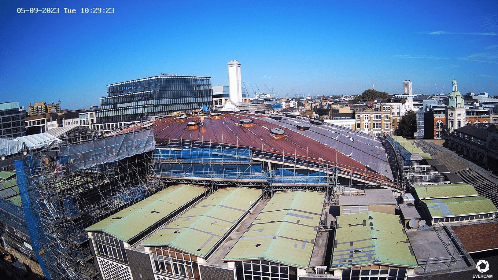 Video | Smithfield’s Poultry Market dome roof restoration time-lapse ...