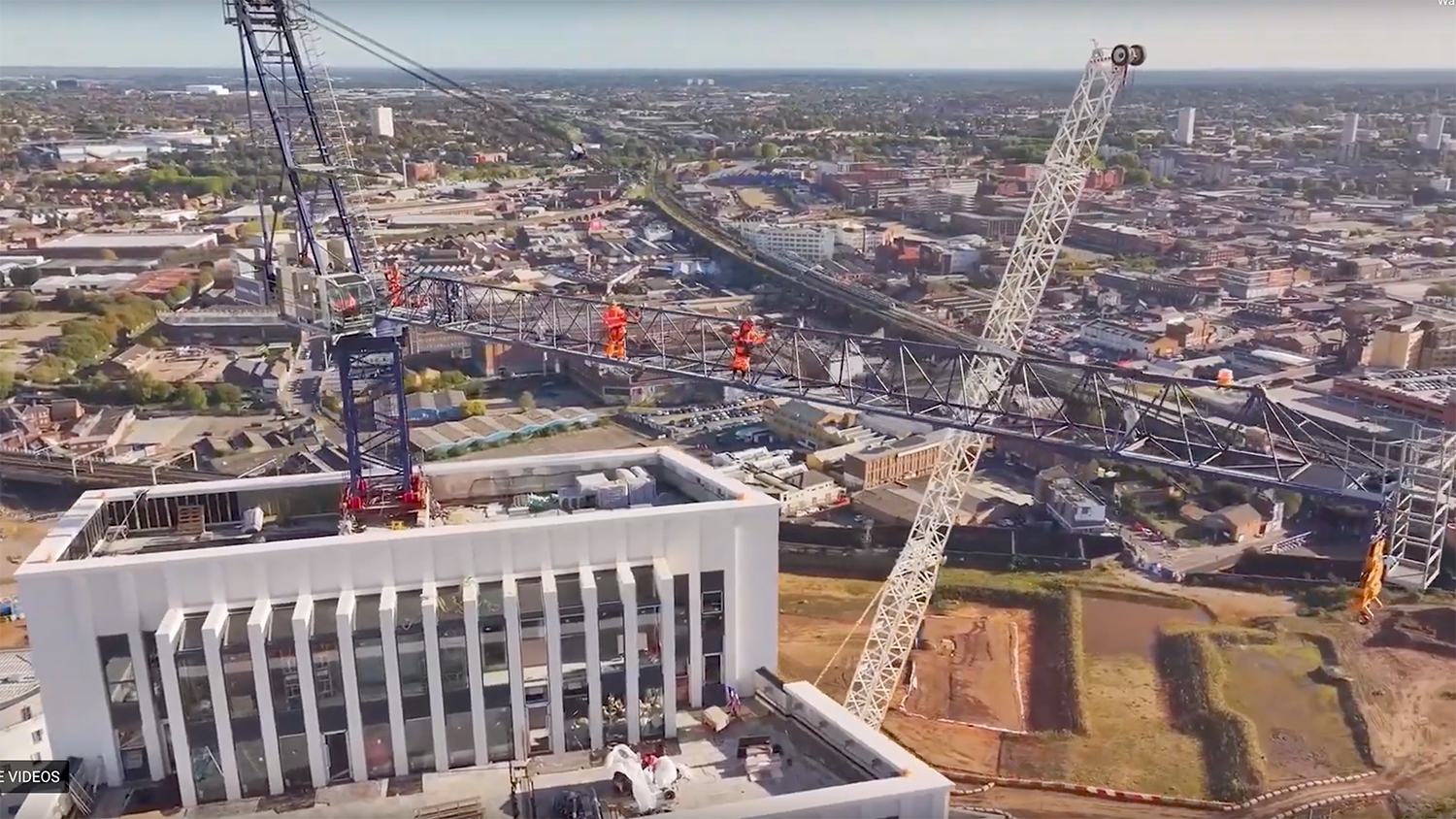 Video | McAleer dismantles tower crane at high-rise Birmingham project ...