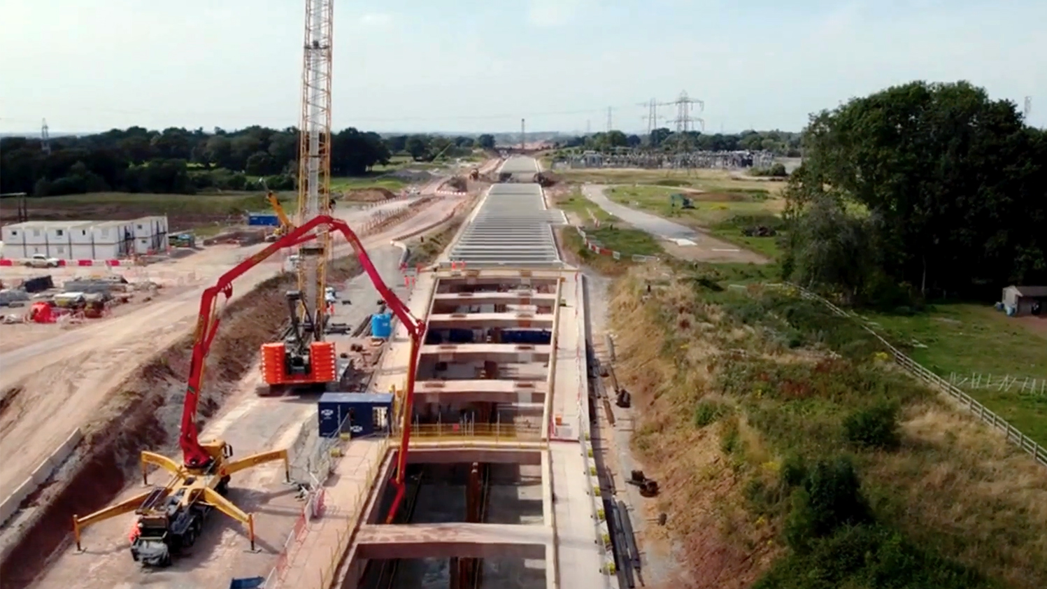 Video | New drone footage shows HS2 Burton Green Tunnel in Warwickshire ...