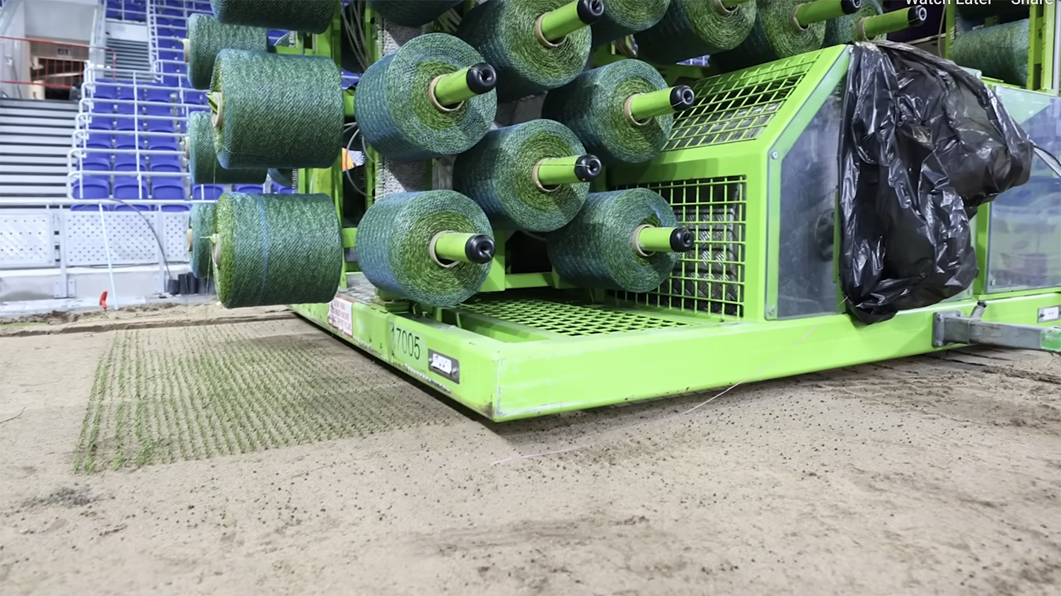Video | Everton stadium gets hybrid grass pitch ahead of handover ...